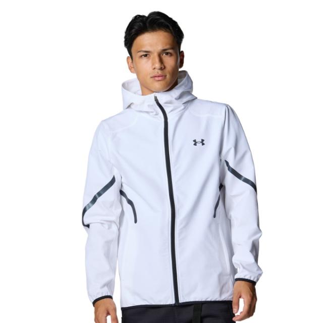 アンダーアーマー ウインドブレーカー ジャケット メンズ UA BRUSHED WOVEN REFLECT JACKET 6007741-100 UNDER ARMOUR