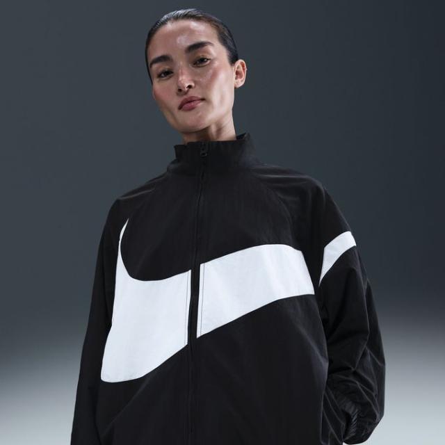 ナイキ(NIKE) ウインドブレーカー ジャケット レディース NSW ロゴOSウーブントラックJK HV4108-010