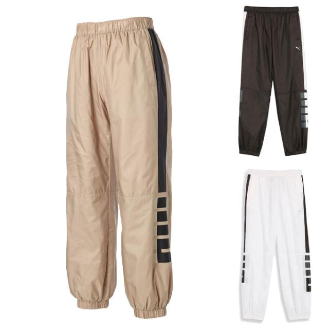 プーマ ウインドブレーカー レディース パンツ ウィメンズ トレーニング トレイン エッジ ウーブン メッシュ パンツ 525209 PUMA