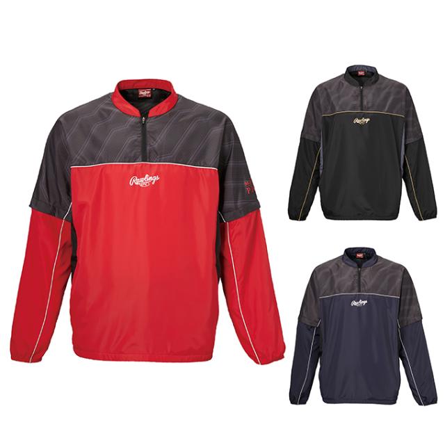 ローリングス Rawlings 野球 ウインドブレーカージャケット メンズ レディース コンバーチブルピステ AOS14F09