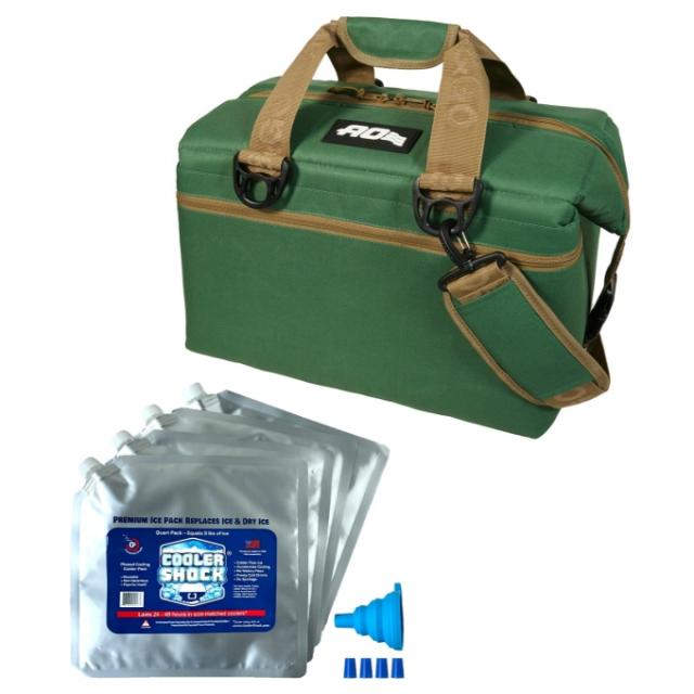 エーオークーラー AO Coolers AOクーラーキャンバス 22L+クーラーショックM 4個セット AO24AGTN+7CSMSET