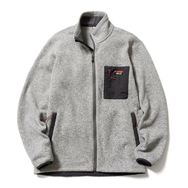 ナンガ NANGA フリース　ジャケット メンズ ポーラテックフリースジップブルゾン POLARTEC FLEECE ZIP BLOUSON N1PZ GRY