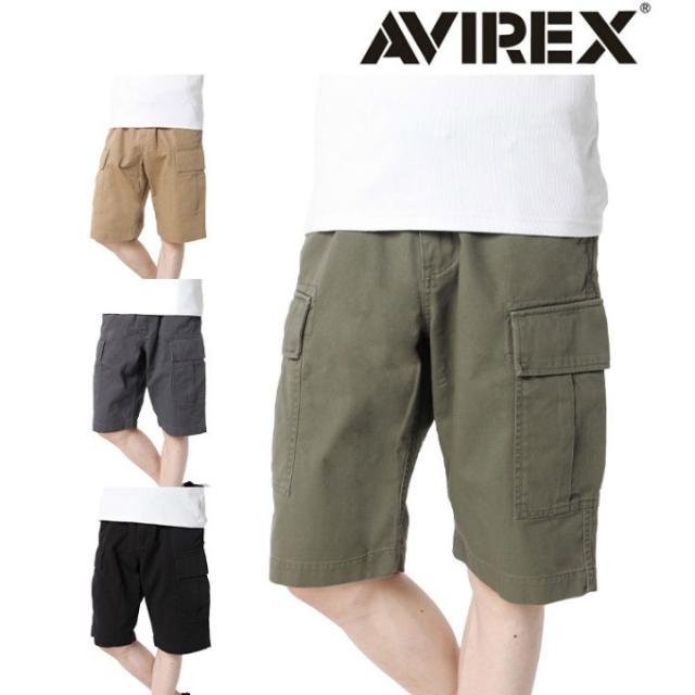 アビレックス AVIREX ショートパンツ メンズ ベーシック ファティーグ ショーツ BASIC FATIGUE SHORTS 7832913002【ご自宅配送限定】‥