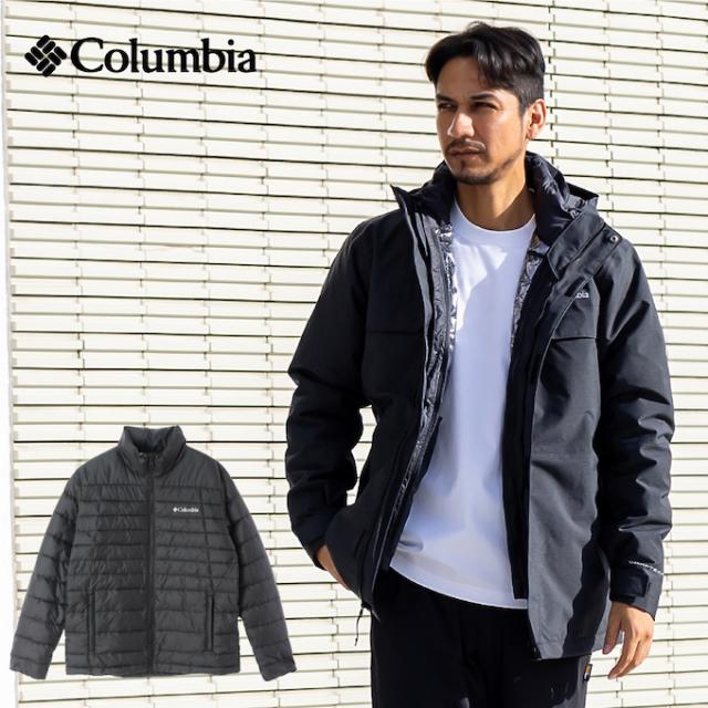コロンビア 中綿ジャケット メンズ クローバーデールIIインターチェンジジャケット 防水 WE4191 010 Columbia