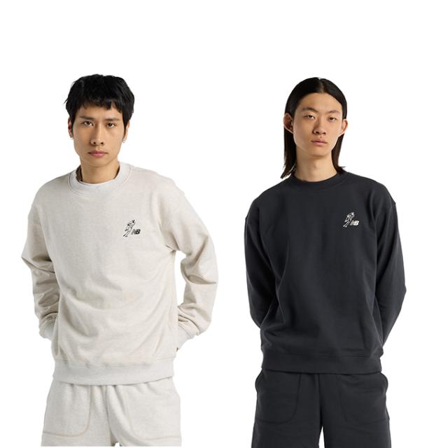 ニューバランス 野球 スウェットジャケット メンズ レディース S O フレンチテリークルー MT51735 new balance