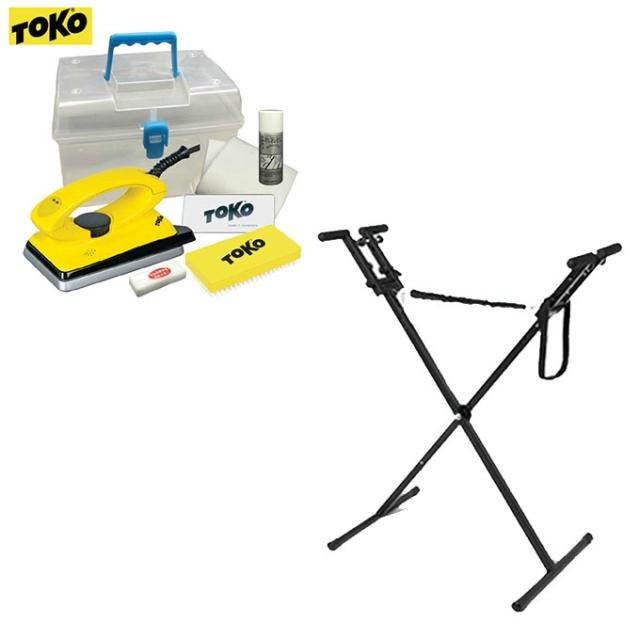 トコ TOKO チューンナップ用品 ワックスセット T8ワクシングセット+スタンド ７点セット 600 7020+DBS-WS1602 ホットワックス  ワクシング スキー スノボ