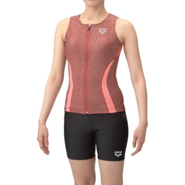 アリーナ arena フィットネス水着 セパレート レディース すらっとフルジップセパレーツ AS5SWF42L-OROR