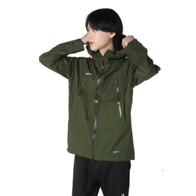 アウトドア ジャケット メンズ マサオ ライト 2.0 ハードシェル フーデッド ジャケット ジャパンエディション アジアンフィット 1010-32070-40284