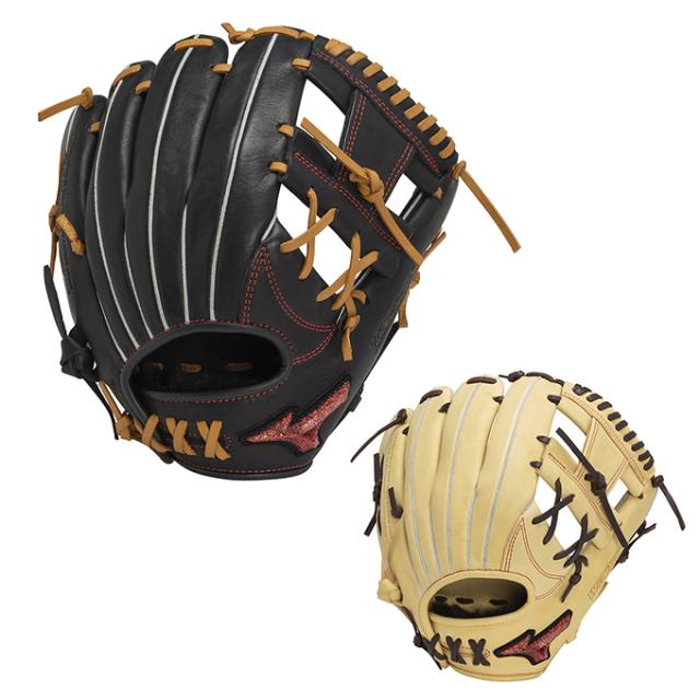 ミズノ 野球 少年軟式グローブ オールラウンド用 ジュニア 軟式用WILLDRIVE RED AXI サイズM 1AJGY31530 MIZUNO