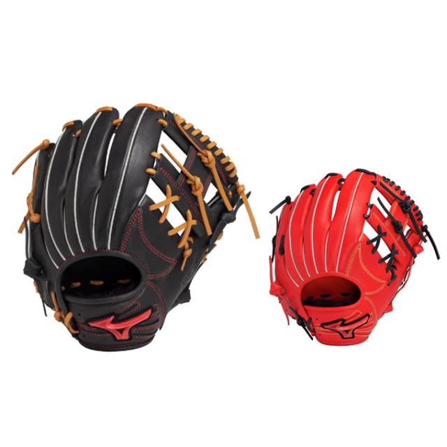 ミズノ 野球 一般軟式グローブ 内野手 メンズ レディース 軟式用ウィルドライブ レッド IBE 内野手向け サイズ9 1AJGR32813 MIZUNO