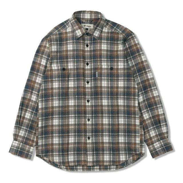 フォックスファイヤー 長袖シャツ メンズ TSメランジチェック長袖 SH 5112530-003