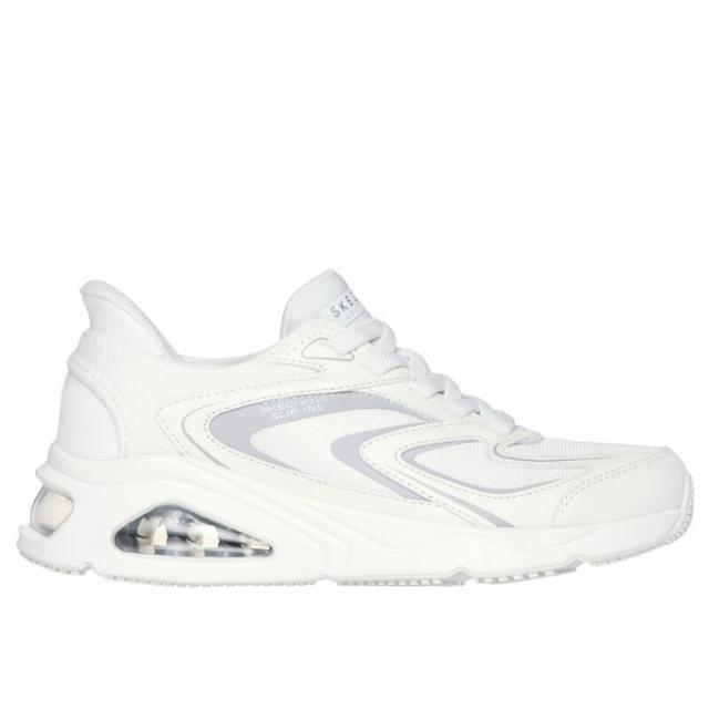 スケッチャーズ SKECHERS ウォーキングシューズ レディース スリップインズ トレスエア ウノ  EZグライド 177408-WHT