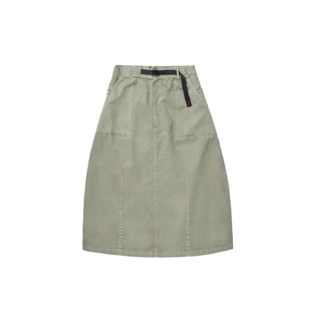 グラミチ Gramicci ロングスカート レディース マキシスカート MAXI SKIRT G4FW-SK060 PIGMENT SAGE GREEN
