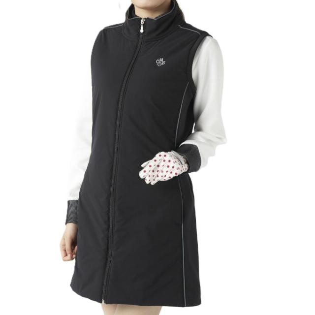 マリクレール(marie claire) ゴルフウェア ワンピース レディース ハイブリッドワンピースベスト 735-453 【2025年秋冬モデル】