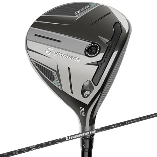 テーラーメイド TaylorMade ゴルフクラブ フェアウェイウッド メンズ キューアイ サーティファイブ 2025 Diamana BLACK TM60 Qi35 FW Diamana-BK-TM