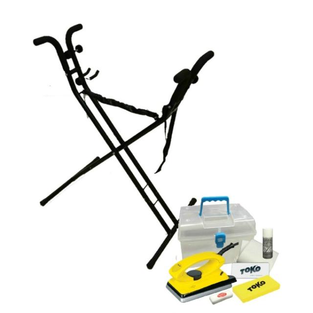 ワックススタンド ワックスセット トコ TOKO T8 ワクシングセット600 7020 スキー スノーボード ワックス台 DBS 折りたたみ可能 軽量コンパクト