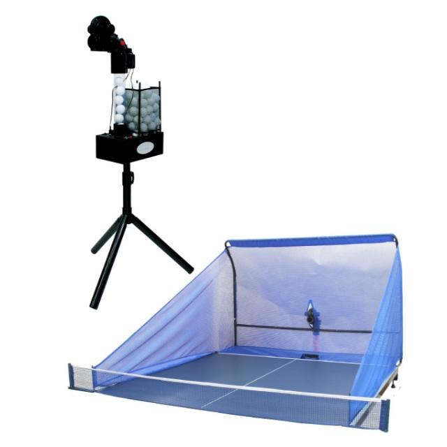 カルフレックス 卓球マシン ネット  練習セット ピンポンマシン+専用ネット ACアダプタ付き 球出し機 CTR-18S+CTRN-18S CALFLEX