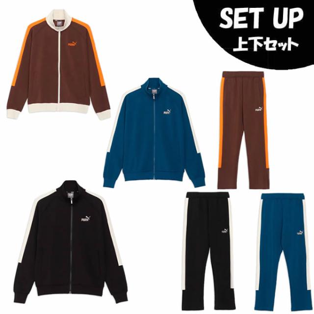 プーマ スポーツウェア スウェット 上下セット メンズ CORE HERITAGE MX トラックジャケット+CORE HERITAGE MX トラックパンツ 683584+683585 PUMA
