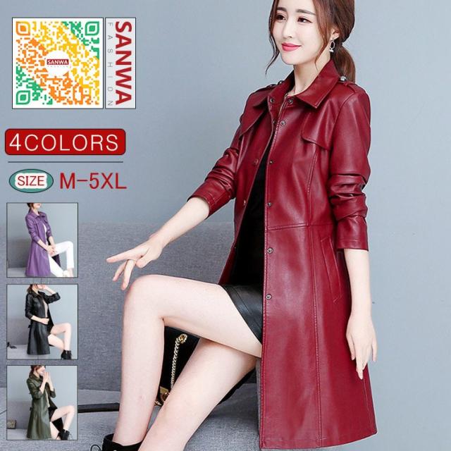 レディース革ジャン 本革　秋冬　レザージャケット ライダースジャケット バイクウェア シングル 女性用　上品　防寒防風