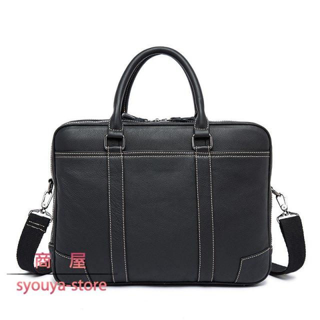 バッグ 合成革 軽量 鞄 カバン PCバッグ メンズ ビジネスバッグ ブリーフケース 社会人 通学 出張 多機能 大容量 レザーバッグ 2way 通勤 オフィス カジュアル