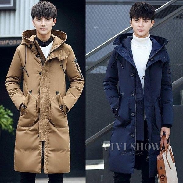 ダウンコート メンズ ロング丈 ダウンジャケット 無地 ライトダウン 大きいサイズ 防寒 防風 高品質 暖かい オフィス 通勤 2020秋冬 新作