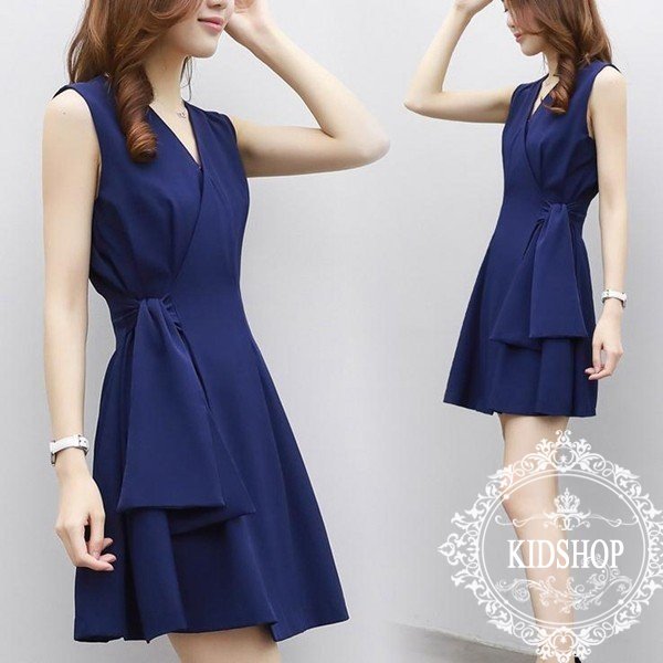 ワンピース 無地　ノースリーブ Vネック ショット 2色 Aライン レディース ワンピ 大きいサイズ 着痩せ 春 夏 通勤 OL 上品 新作