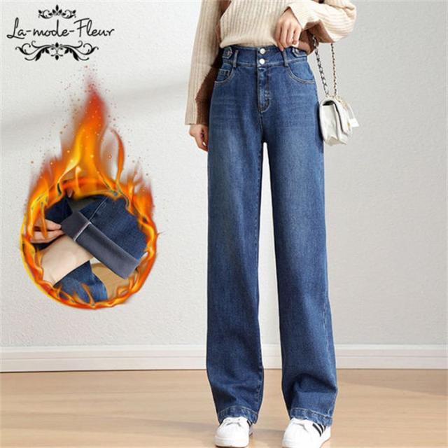 パンツ レディース 秋冬 デニム ジーンズ ロングパンツ 裏起毛 ボトムス 長ズボン スウェット おしゃれ 大きいサイズ 美脚