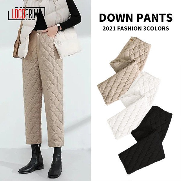ダウンパンツ レディース 登山用パンツ 防寒パンツ フリース 防風 透湿 登山 アウトドア ゴルフ スキー スノーボード 部屋着 30代40代50代 大きいサイズ