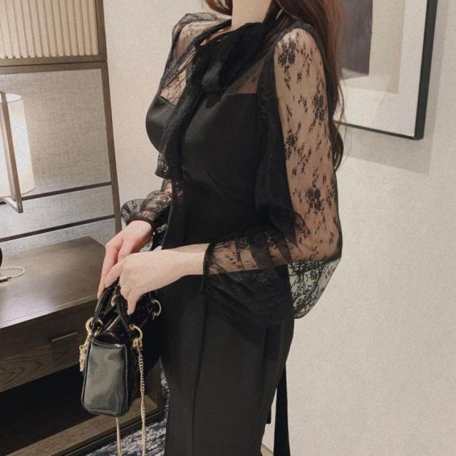 パーティードレス お呼ばれドレス 結婚式ドレス タイトドレス