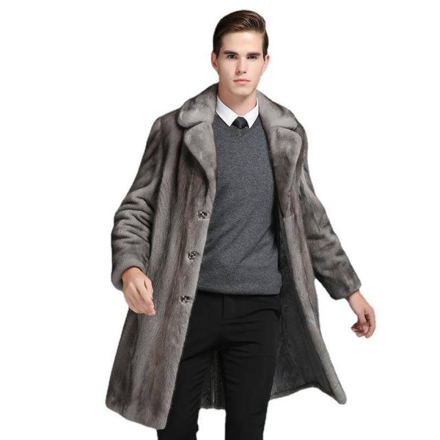 おしゃれ アウター 暖かい 冬物 防寒 毛皮コート 上質 コート 上着 ジャケット 長袖 ファーコート 防風 メンズ 人気 ロングコート フェイクファー