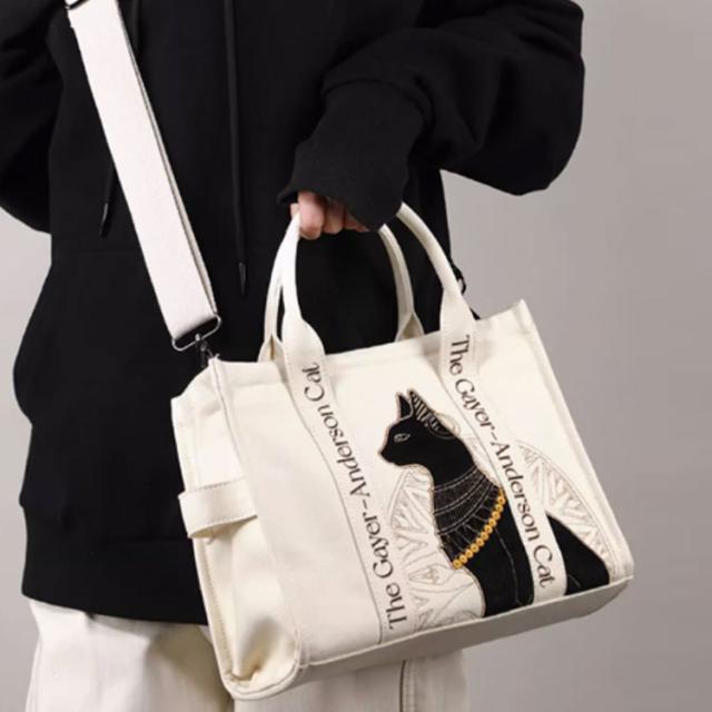 大容量 ショルダーバッグ 大英博物館 お洒落 トートバッグ キャンバス