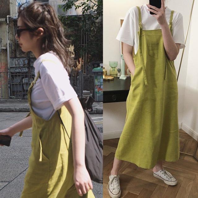 ワンピース レディース マキシワンピース 夏 ノースリープ ワンピース シャツワンピ 韓国風 ロング丈 着痩せ オシャレ スリーブ リネン シャツロング