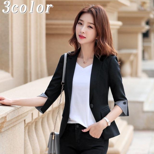 テーラードジャケット 5分袖 アウター レディース 上着 羽織り 通勤スタイル オフィスカジュアル 入学式 入園式 卒業式 卒園式 おしゃれ きれいめ