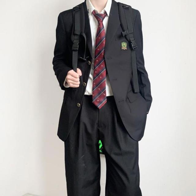 上下セット スクールジャケット 学生服 男の子スーツ 男子高生