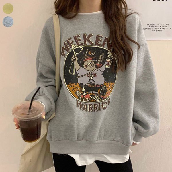 カットソー レディース スウェット トレーナー トップス スポーティ- プルオーバー 長袖 秋冬 あったかグレー イエロー 長袖 秋 春