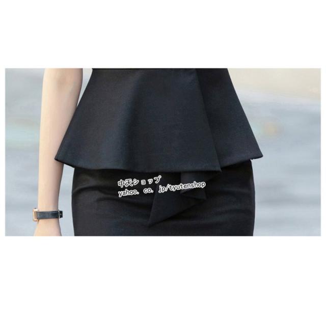 スカートスーツ レディース 2点セット フォーマルスーツ 半袖