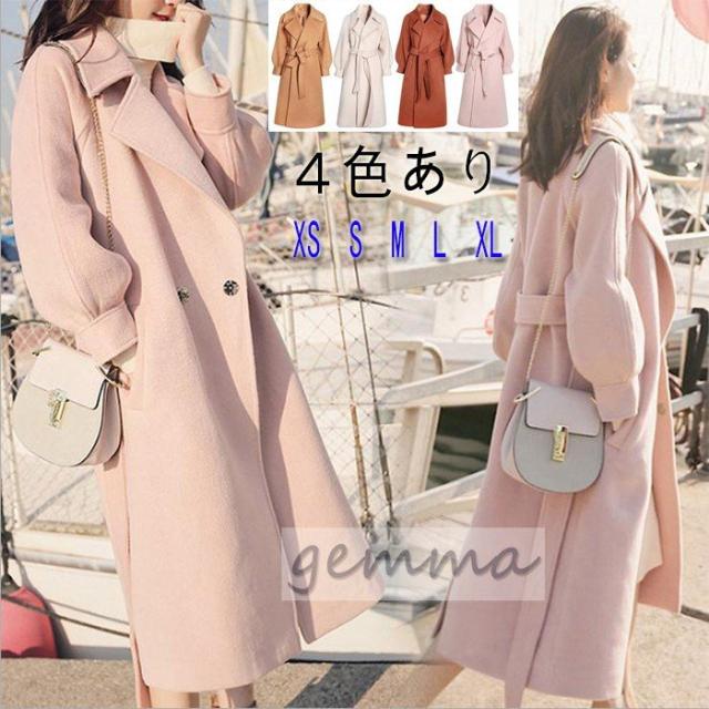 ラシャコート レディース ロングコート  ジャケット チェスターフィールドコート ラシャ 韓国風 ゆったり 秋冬 新作 20代 30代 40代