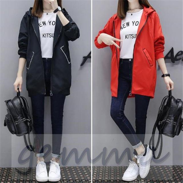 ジャケット　レディース　 ジャンパー　マウンテンパーカー　ブルゾン　スカジャン　スタジャン　春秋　アウター ゆったり　薄手 カジュアル