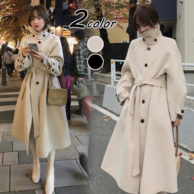 チェスターコート レディース 秋冬 40代 チェスターコート 黒 ロング丈 ラシャコート ひざ下 厚手オーバー ゆったりアウター 通勤 着痩せ オシャレ 韓国風 大人