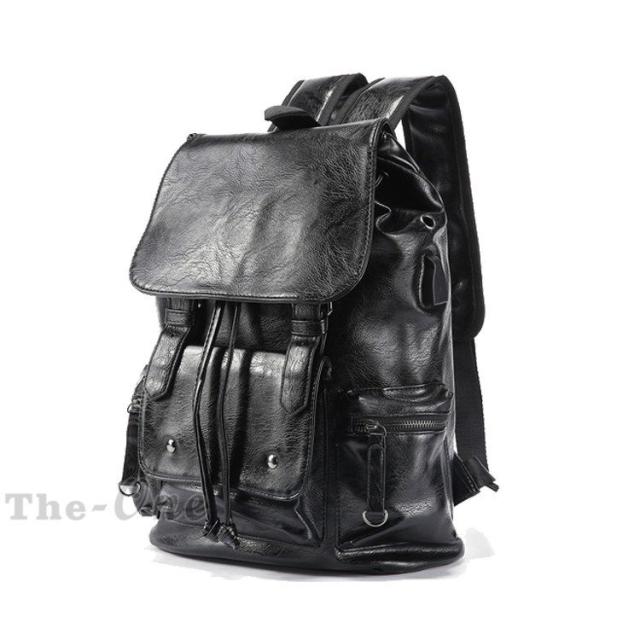 ビジネスリュック リュックサック メンズ 大容量 デイパック PU革 撥水 カバン メンズバッグ 通勤 通学 2019 春