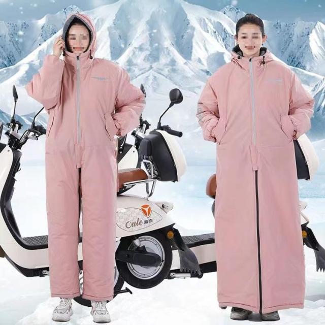 暖かい ベンチコート 2way、つなぎに変身可能！バイク バイク用 ロング 2way、つなぎに変身可能！バイク 防水 ロングコート 裏ボア レディース メンズ バックジップ 光反射 防寒コート 超ロング コート 中綿 フード付き 男女兼用 アウトドア 防風 冷気入りにくい 暖かい ベンチコート 2way、つなぎに変身可能！バイク バイク用 ロング