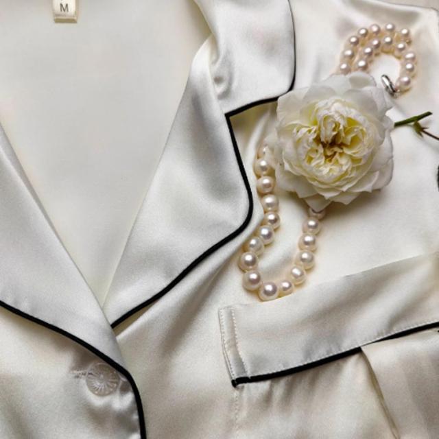 絹100% パジャマ 冷え対策 敏感肌 かわいい 上下セット オールシーズン