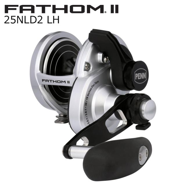 PENN ファゾム2 2スピード 25NLD2-L ナロースプール (左ハンドル) ファゾム2 2スピード25NLD2-Lナロースプール返品種別A
