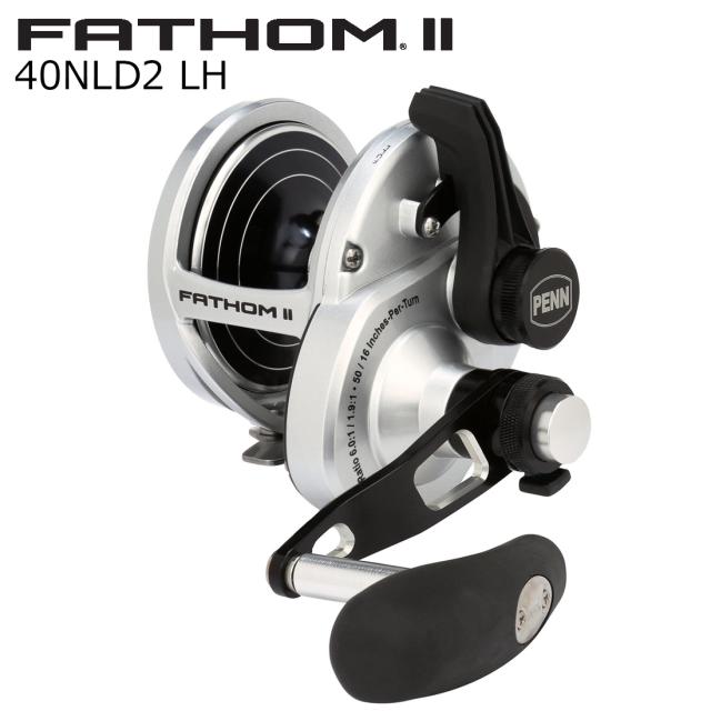 PENN ファゾム2 2スピード 40NLD2-L ナロースプール (左ハンドル) ファゾム2 2スピード40NLD2-Lナロースプール返品種別A