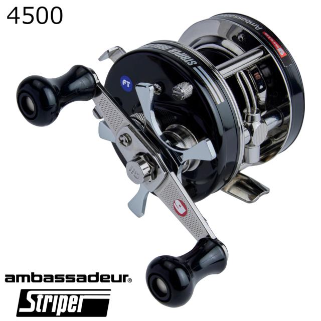 アブガルシア アンバサダー 4500 ストライパー ブラック ファクトリーチューン 右ハンドル AMB.4500 Factory Tuned返品種別A