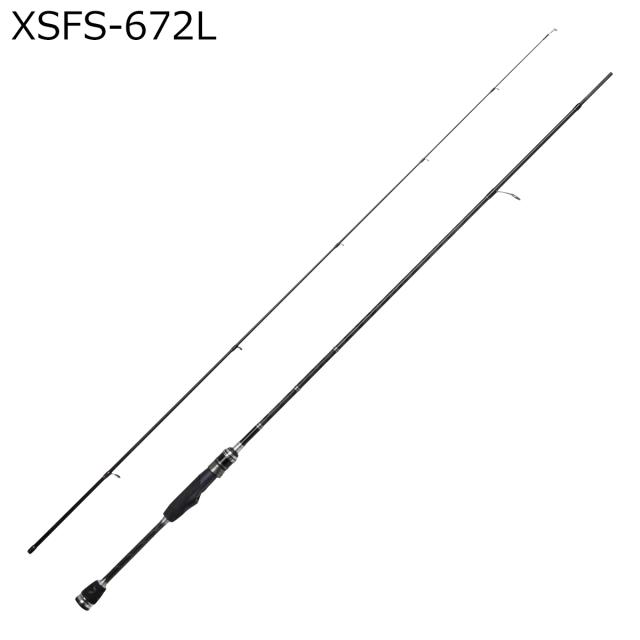 アブガルシア クロスフィールド XSFS-672L 6.7ft 2ピース スピニング AbuGarcia XROSSFIELD 汎用ルアーロッド XSFS-672L返品種別A