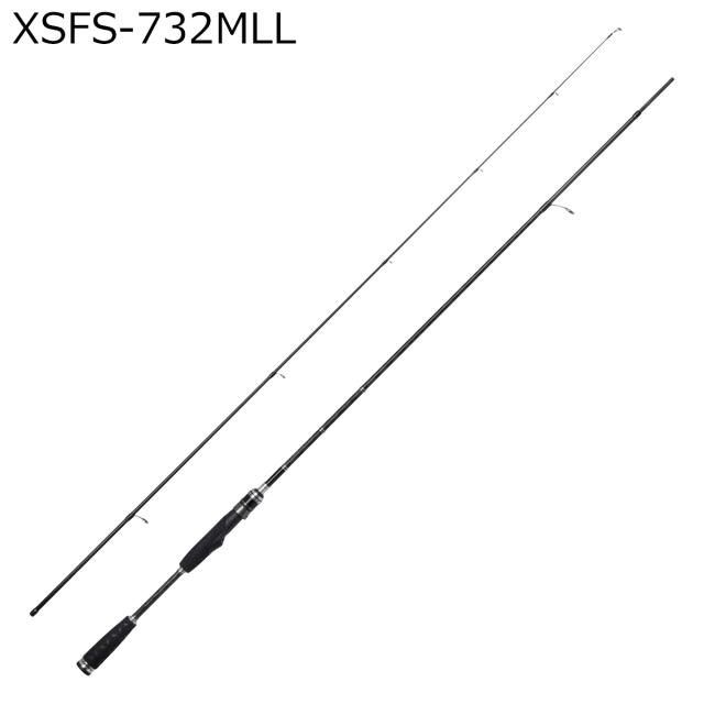 アブガルシア クロスフィールド XSFS-732MLL 7.3ft 2ピース スピニング AbuGarcia XROSSFIELD 汎用ルアーロッド XSFS-732MLL返品種別A