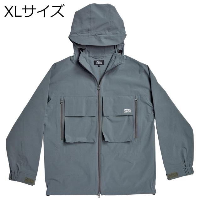 アブガルシア ウォーターレジスタントフィッシングパーカーXLサイズ(グレー) ウォーターレジスタント フィッシングパーカー XLサイズ(グレー)AbuGarcia[1625531ABU] 返品種別A