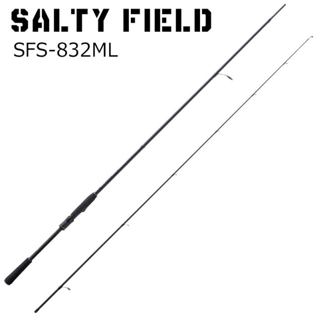 アブガルシア SFS-832ML ソルティーフィールド SFS-832ML 8.3ft 2ピース スピニングAbuGarcia SALTYFIELD[1578481ABU] 返品種別A
