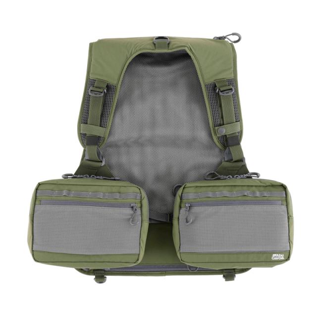 アブガルシア マウンテンストリームFWフィッシングベスト(オリーブ) マウンテンストリーム FW フィッシングベスト フリーサイズ(オリーブ)AbuGarcia[1641656ABU] 返品種別A